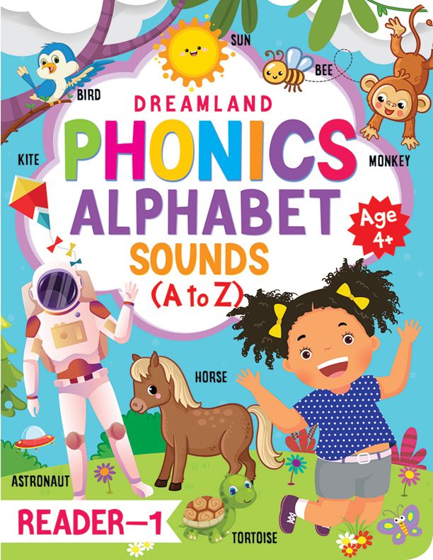 Phonics Reader -1 (Alphabet Sounds, A to Z) Age 4+ – Cretto