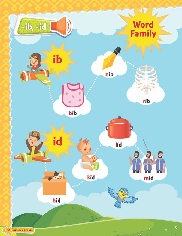 Phonics Reader - 3 (Word Families Short and Long Vowel Sounds) Age 6 ...