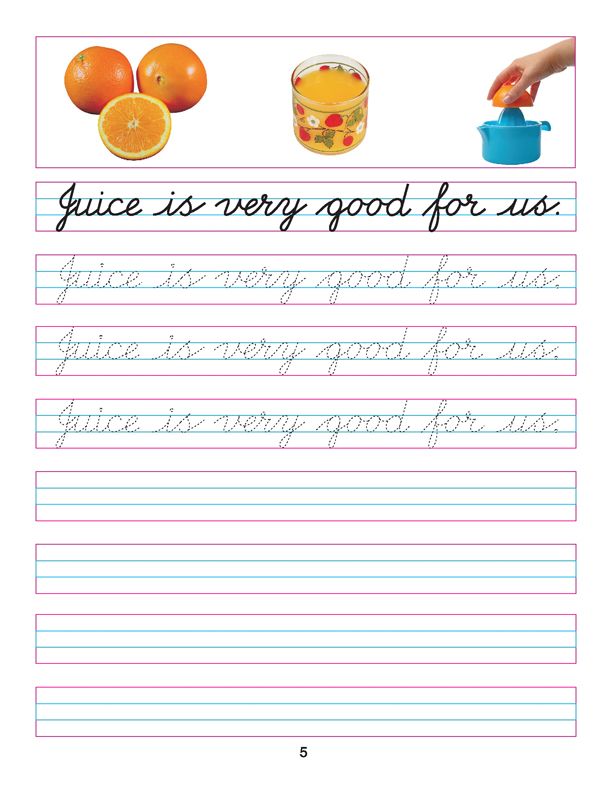 Cursive Writing Worksheets Sentences Downunder Copywork Printing