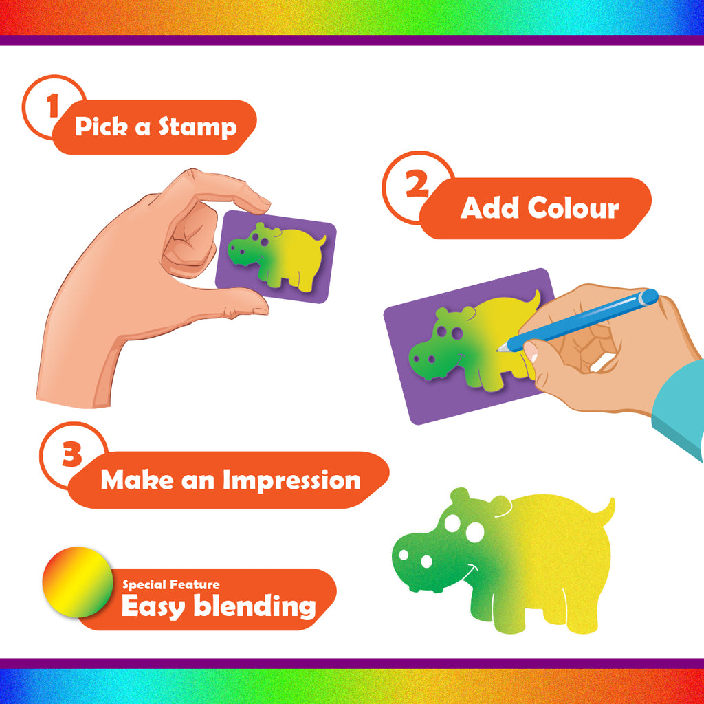 Pre-Writing Activity Sheets & Creative Stamp Art Combo – Cretto