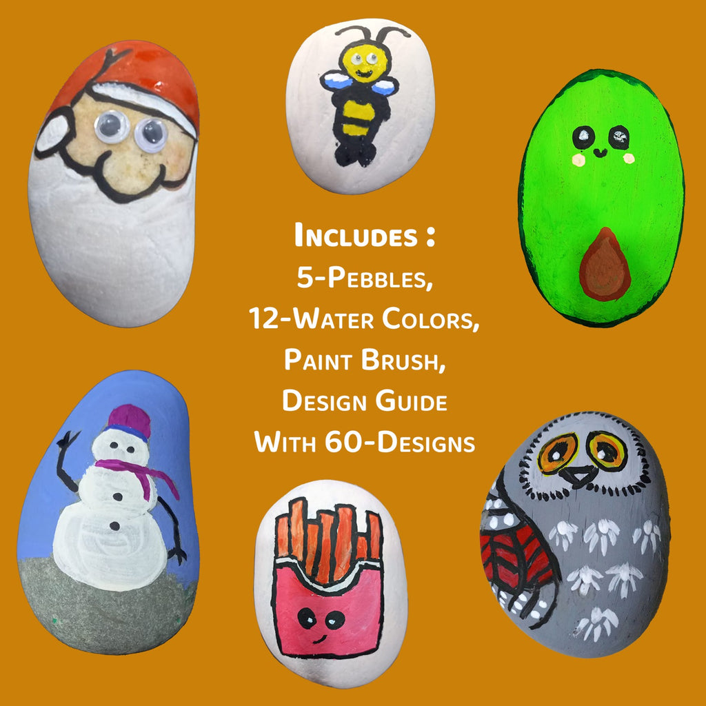 Pebble Painting Kit (GET 2 PUZZLES FREE WITH THIS KIT!) – Cretto