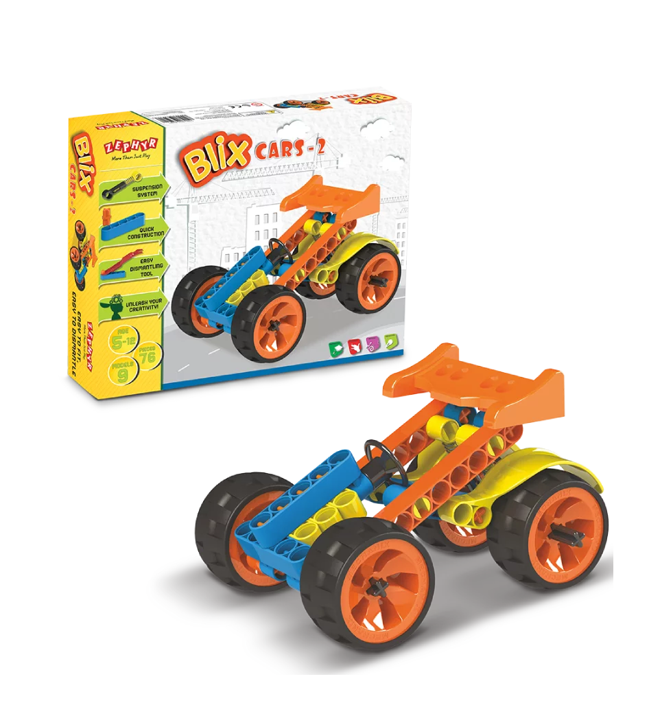 Blix Cars-2 – Robotics for Kids - Cretto
