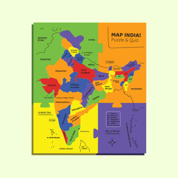 India Map Puzzle – Cretto